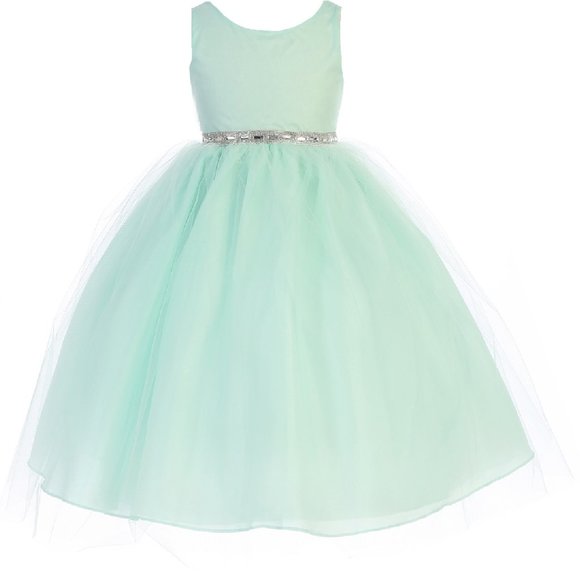 Bny Corner | Dresses | Little Girls Sparkle Rhinestone Tulle Easter ...